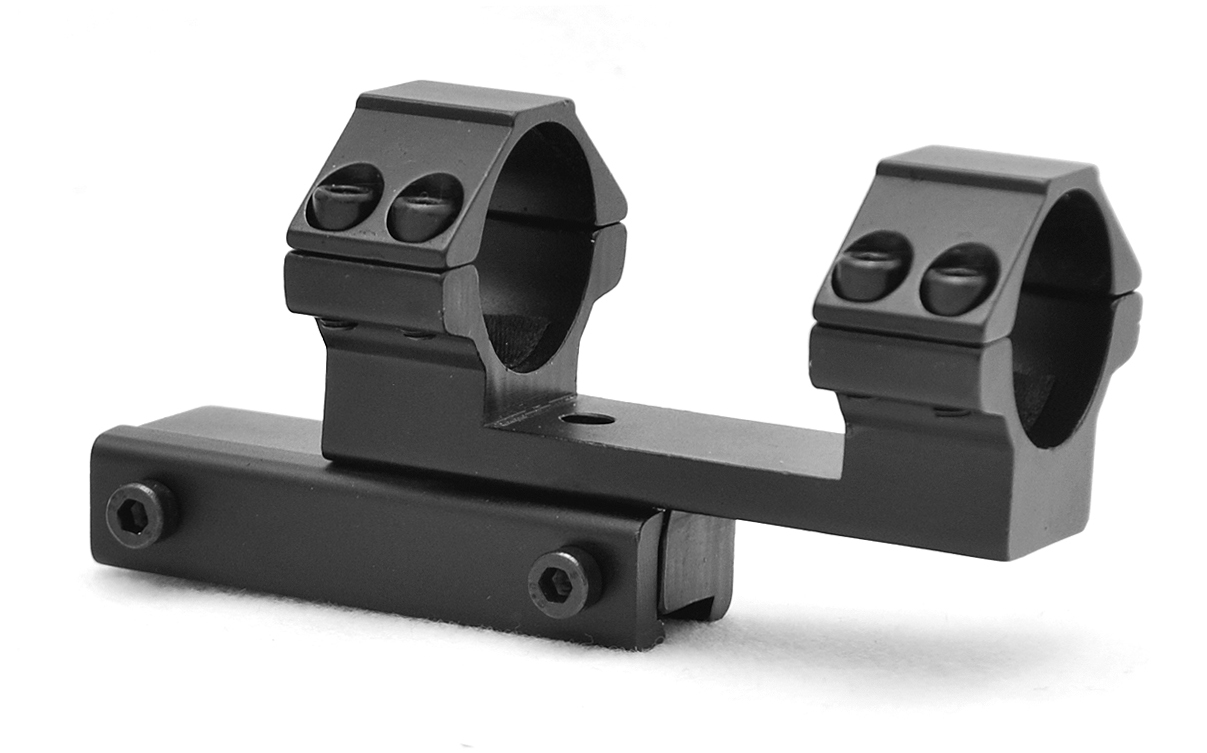 One Piece Offset 1" Scope Mount w/ Stop Pin for High Power Spring ...