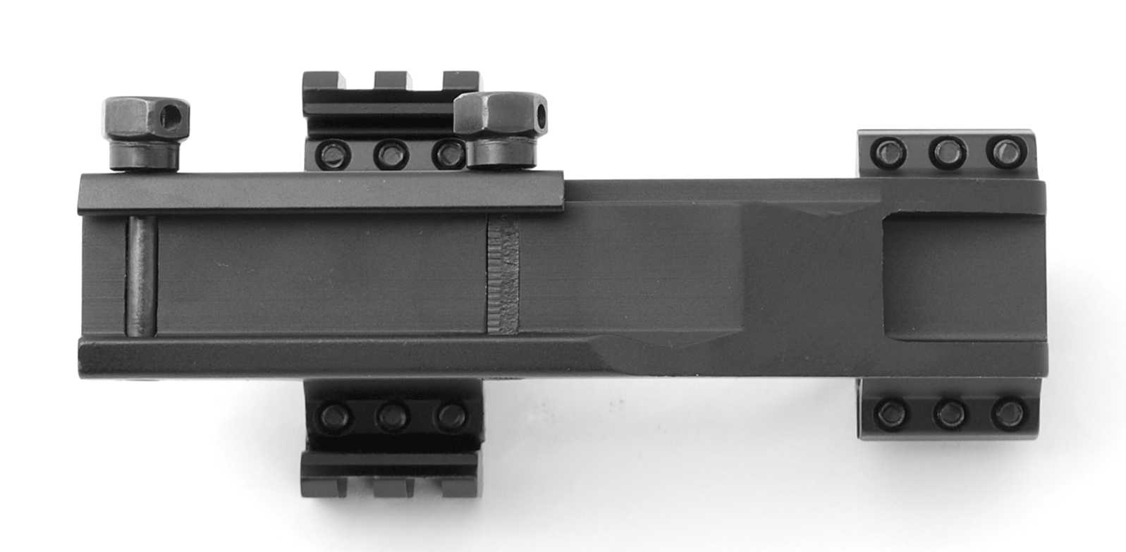 TMS Pro 30mm One Piece Offset Picatinny Scope Mount with Accessory Rails