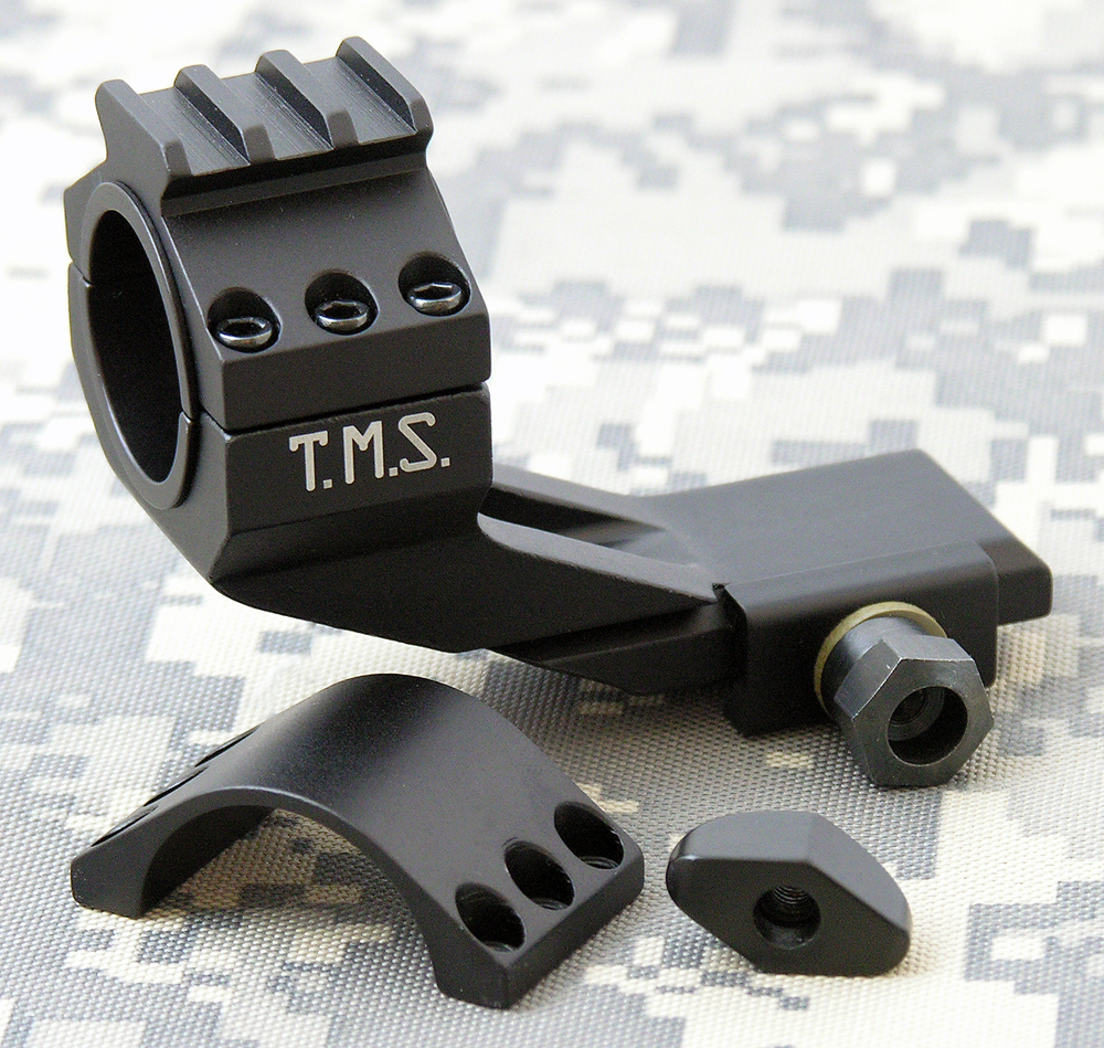 TMS Tactical Cantilever Scope Mount with Picatinny Accessory Rail