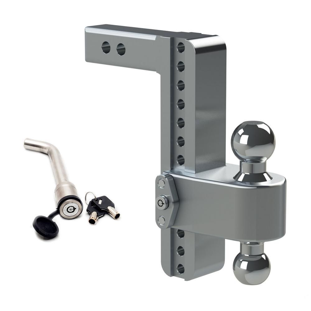 180 Turnover Ball Trailer Hitch Ball Mount w/ Lock by Weigh Safe - 180 ...