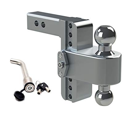 180 Turnover Ball Trailer Hitch Ball Mount w/ Lock by Weigh Safe - 180 ...