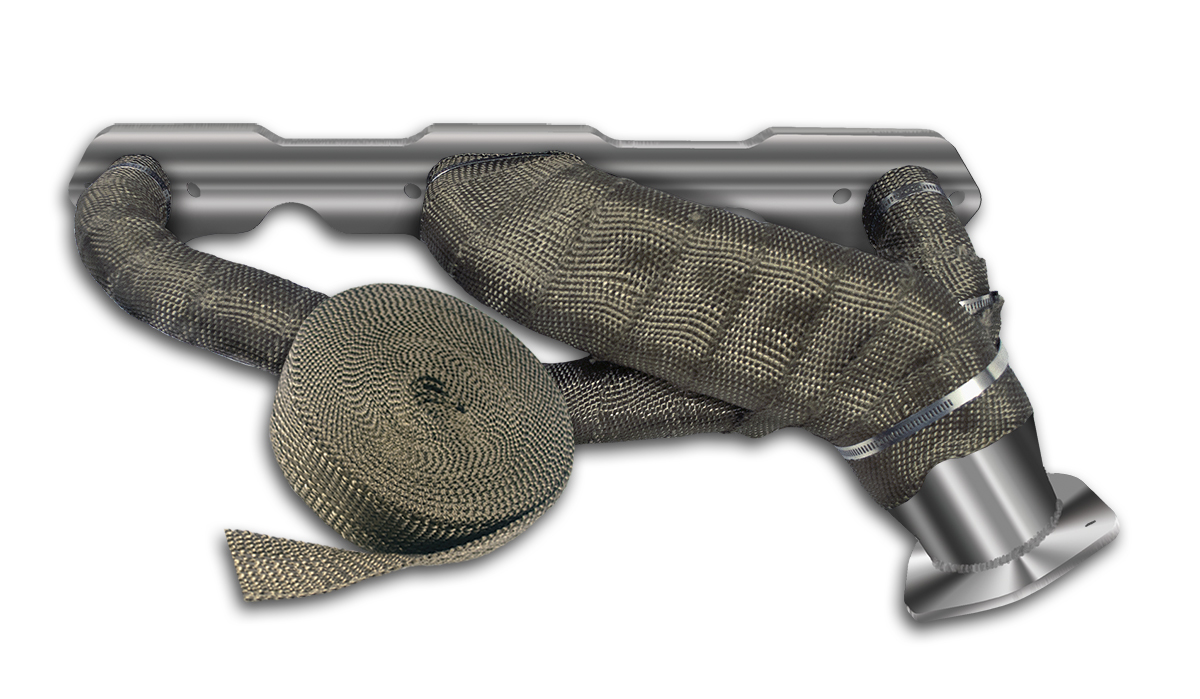CARBON FIBER Thermo-Tec Exhaust and Header Wraps - 2" x 50' Carbon ...