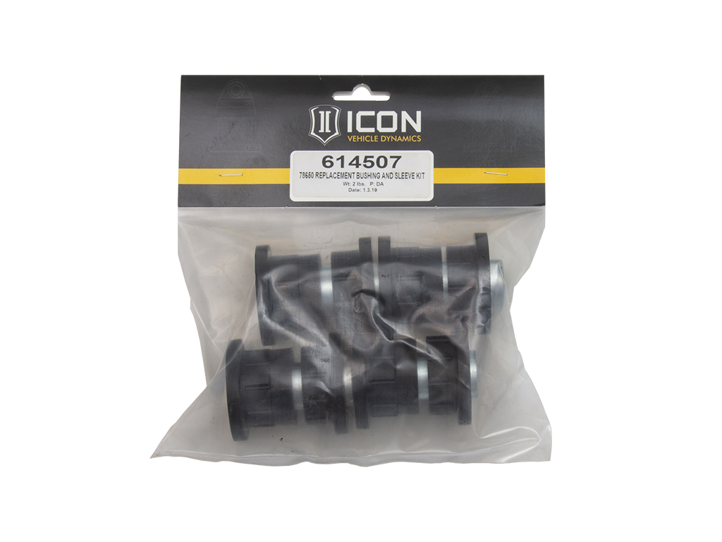 Replacement Bushing + Sleeve Kits for Icon Upper Control Arms by Icon ...