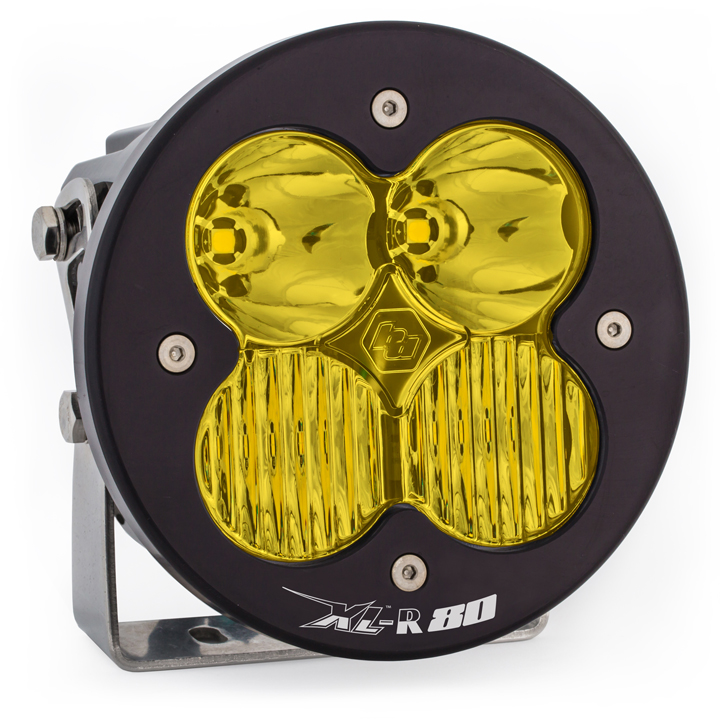 Baja Designs XL80 LED Lights - Baja Designs Amber Driving/Combo Pattern ...
