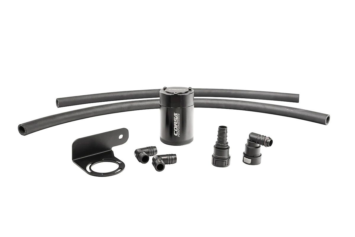 Corsa Performance Catch Cans - 2015-2022 Ford F-150 5.0 V8 Oil Catch ...