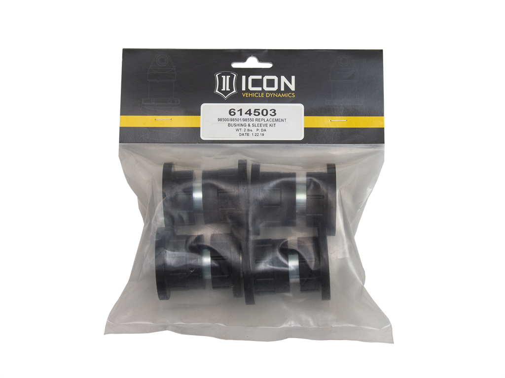 Replacement Bushing + Sleeve Kits for Icon Upper Control Arms by Icon ...