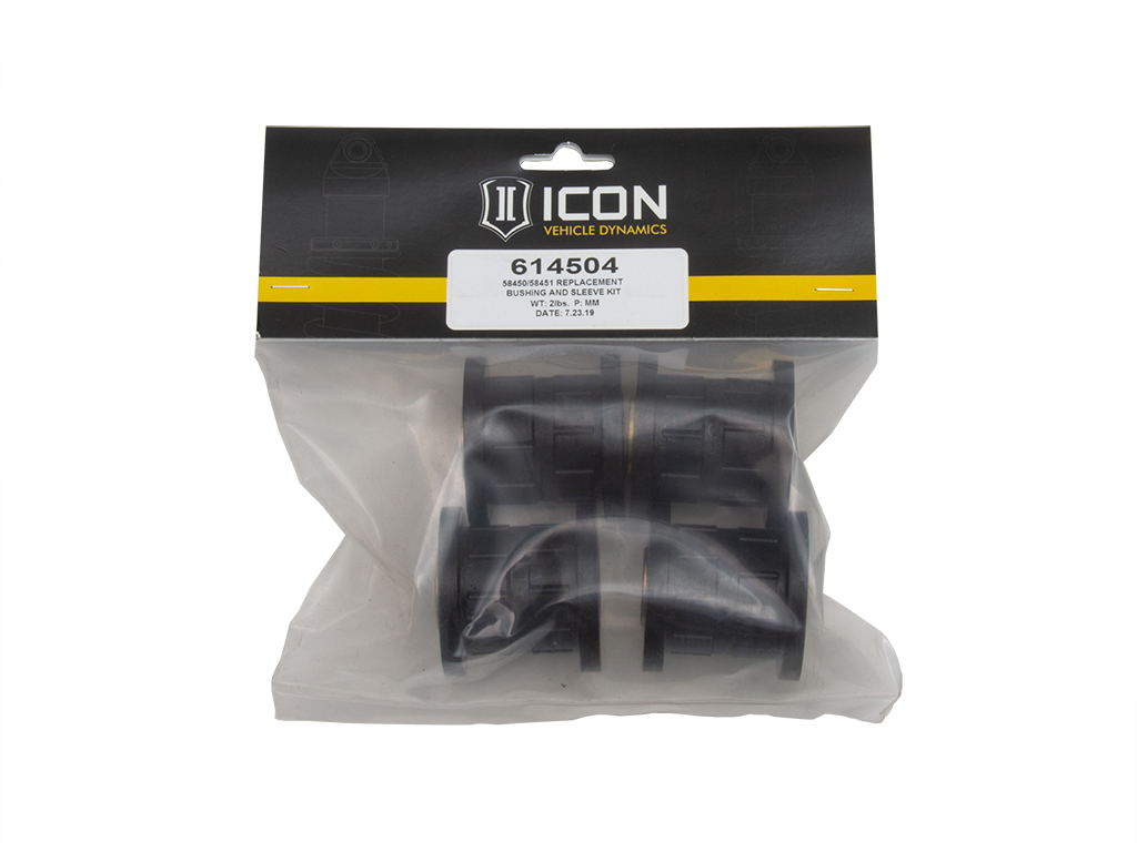 Replacement Bushing + Sleeve Kits for Icon Upper Control Arms by Icon ...