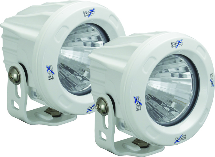Optimus 3.7" Round LED Driving Lights by Vision X - Optimus 3.7" Round ...