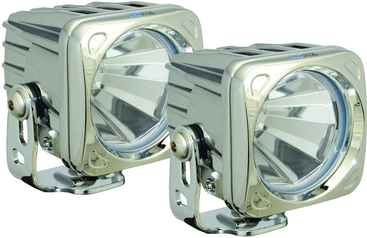 Optimus 3" Square Single LED Driving Lights by Vision X - Optimus 3 ...