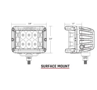 Rigid Industries Side Shooter Pro LED Lights - Rigid Industries Dually ...