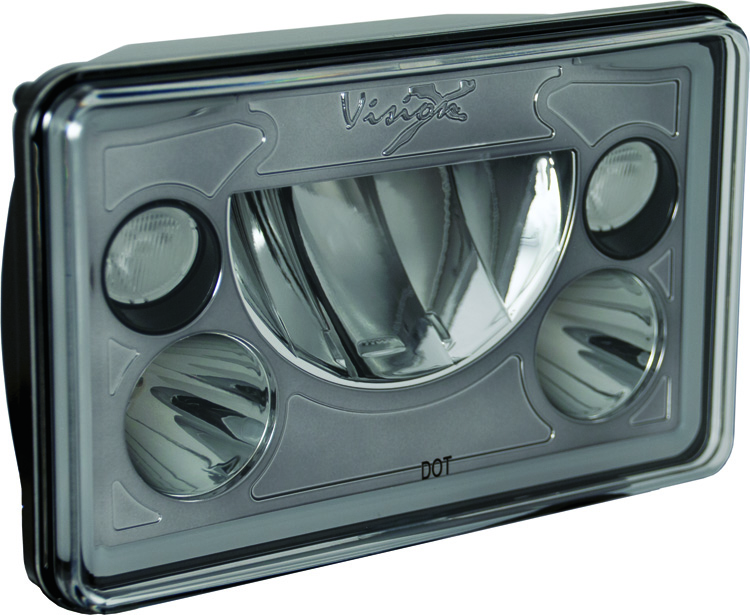 4x6 Vortex LED Headlights by Vision X - 4x6 Vortex LED Headlight w ...