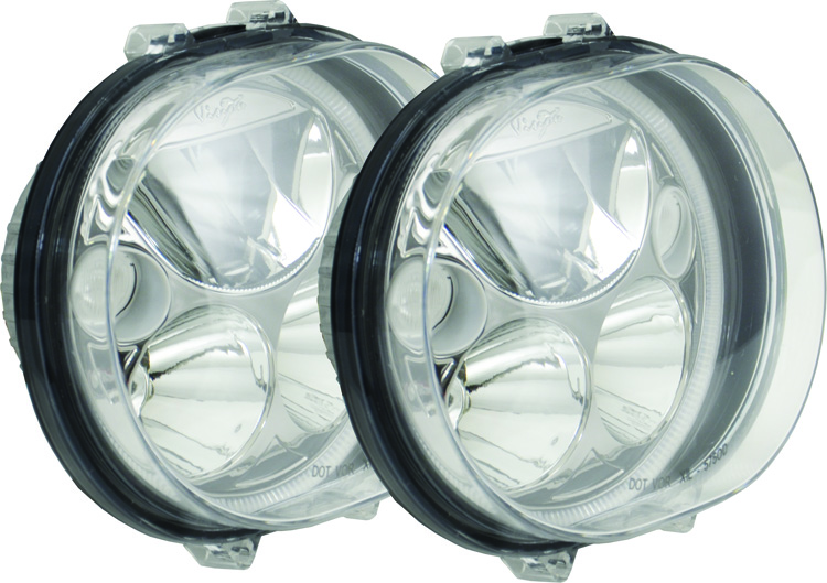 5.75" Vortex LED Headlights by Vision X - 5.75" Oval Chrome Vortex LED ...
