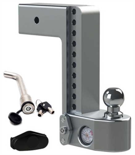 Weigh Safe Hitch Adjustable Ball Mount w/ Scale - Weigh Safe Hitch w ...