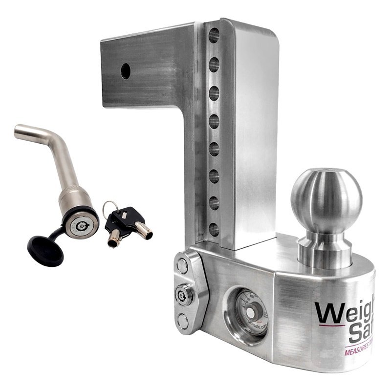 Weigh Safe Hitch Adjustable Ball Mount w/ Scale - Weigh Safe Hitch w ...