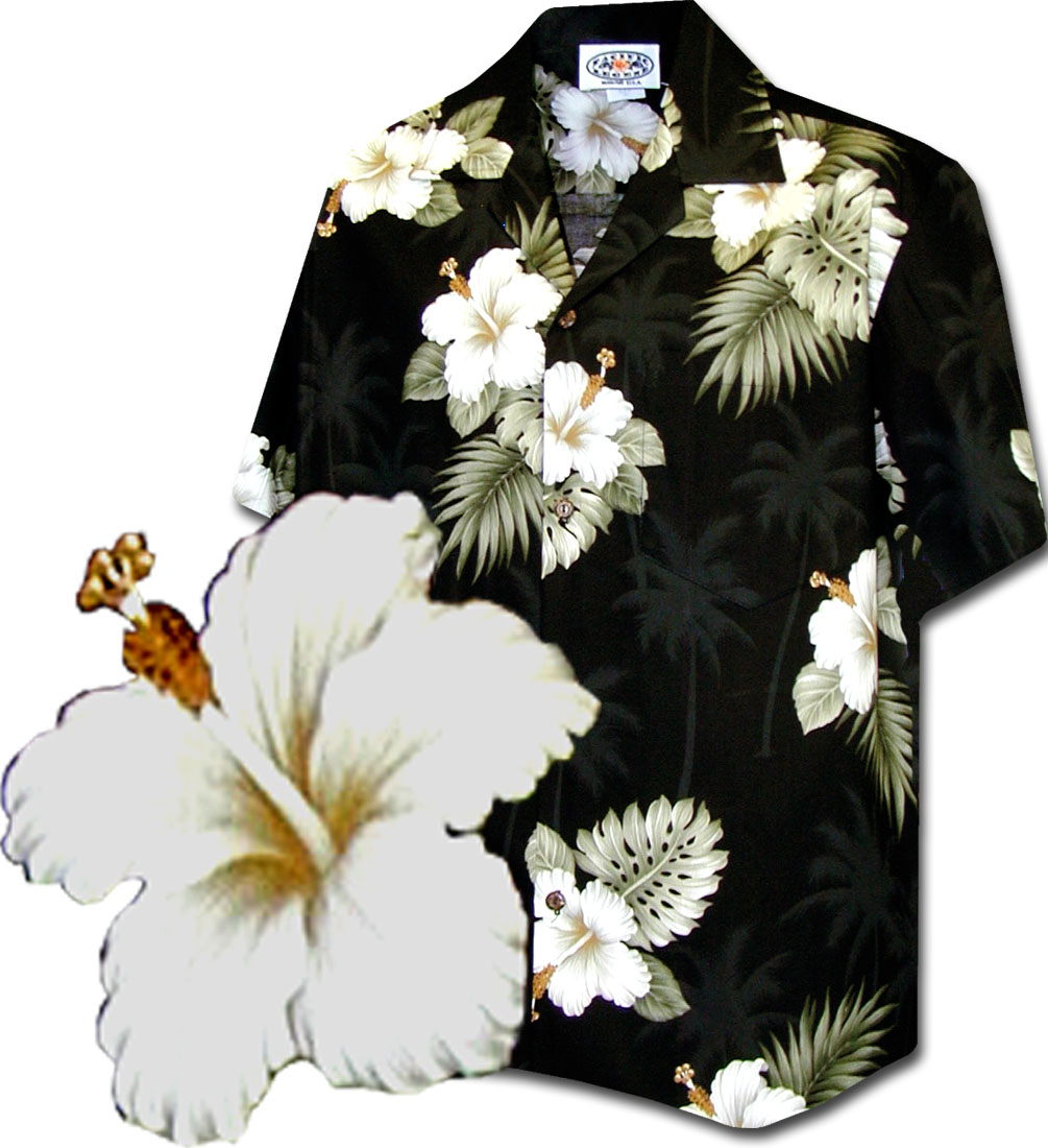 Hawaiian Flower Shirt Design