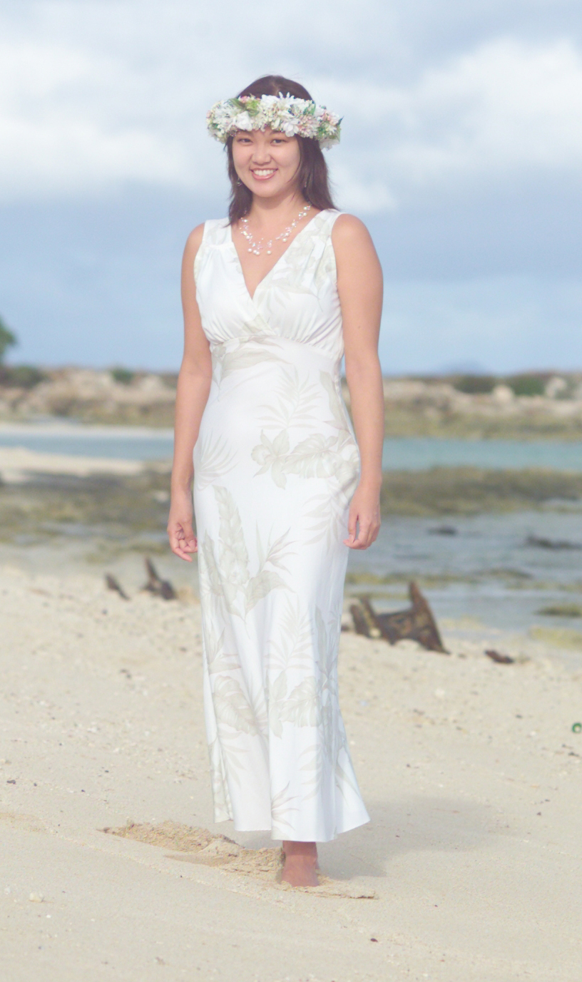 Queen Liliuokalani Hawaiian Wedding Dress