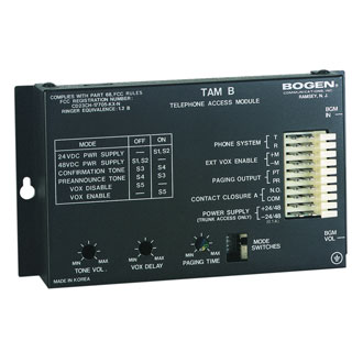 Bogen TAMB Paging Devices Standard