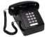 Cortelco 2500-00-VBA-20M Single-Line Desk Telephone Black