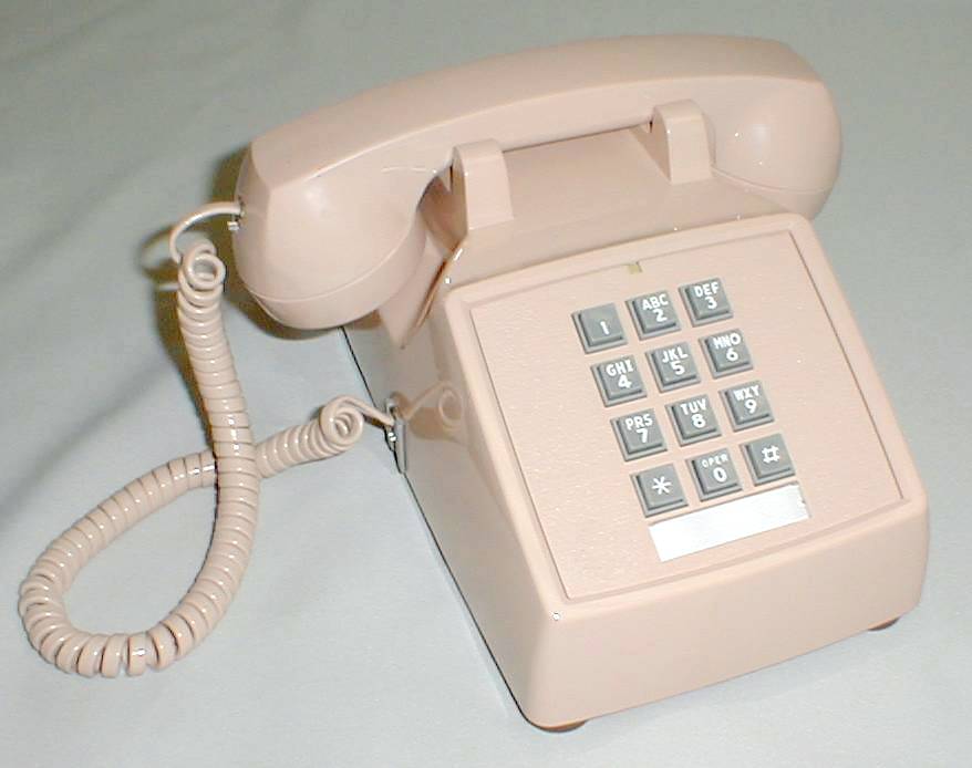 Cortelco 2500-13-VBA-44M Desk Telephone Fully Modular /A Lead Beige