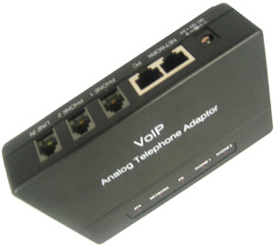 Cortelco 821200-ATA-PAK VoIP Analog Terminal Adaptor 5-Port