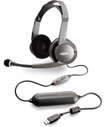 Plantronics DSP-500 Digitally-Enhanced USB Gaming/Multimedia Headset ...