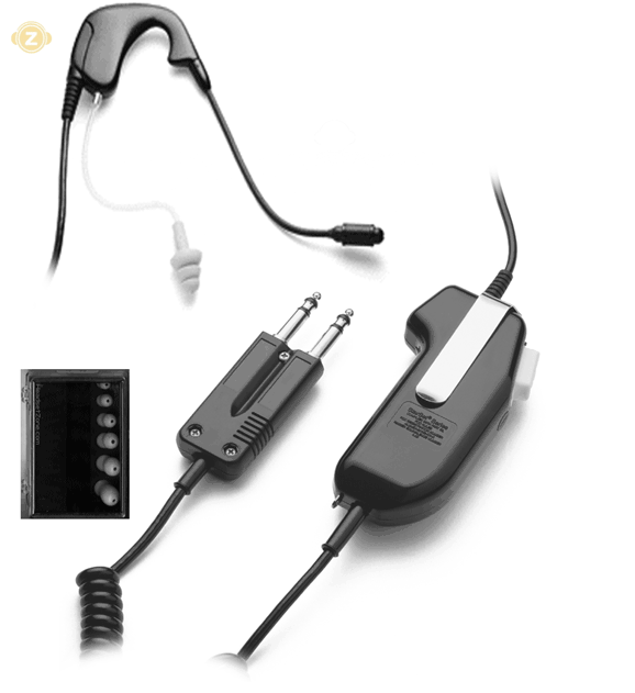 Plantronics SHS1862-01 StarSet Noise Canceling Push To Talk /w Plug Prong