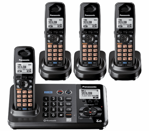 The Panasonic KX-TG9382T + (2) KX-TGA939 Multi-line phone