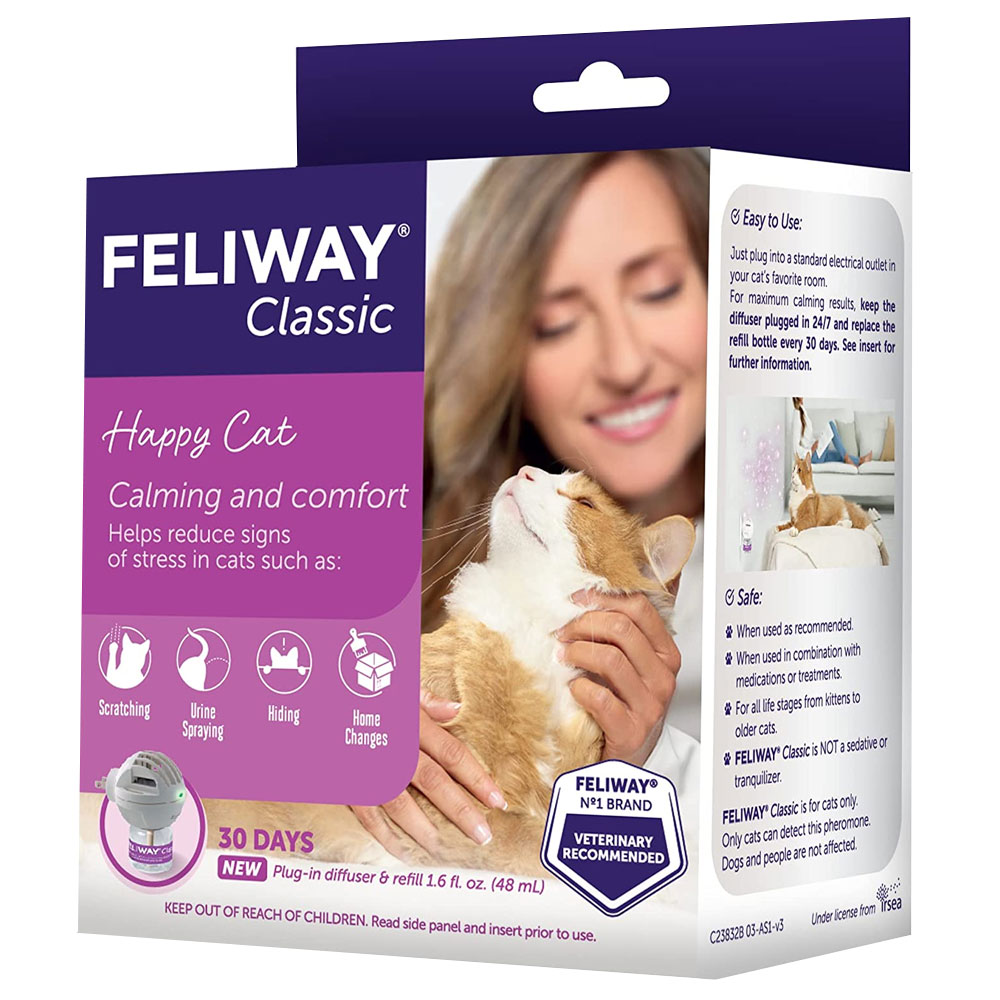 Feliway Classic Diffuser Plug In for Cats Starter Kit | On Sale ...