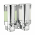 AVIVA II 76245 Chrome, Translucent Bottles with Chrome Buttons Bath Di
