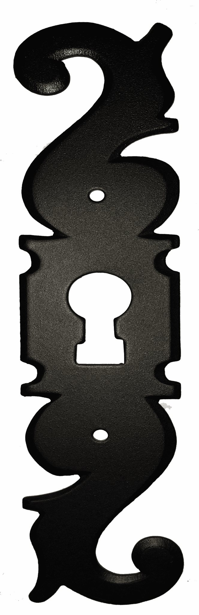 Bouvet 0093-001 Classic Keyhole Escutcheons L:120mm Polished Brass