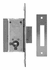 Bouvet 2013-25-052 Cabinet Mortise Lock Backset:25mm L:90mm Polished