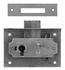 Bouvet Cabinet Drawer Lock Backset:30mm L:65mm Natural St ...