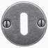 Bouvet Key Hole Rosette D:48mm Rust|HomeDecorHardware.com