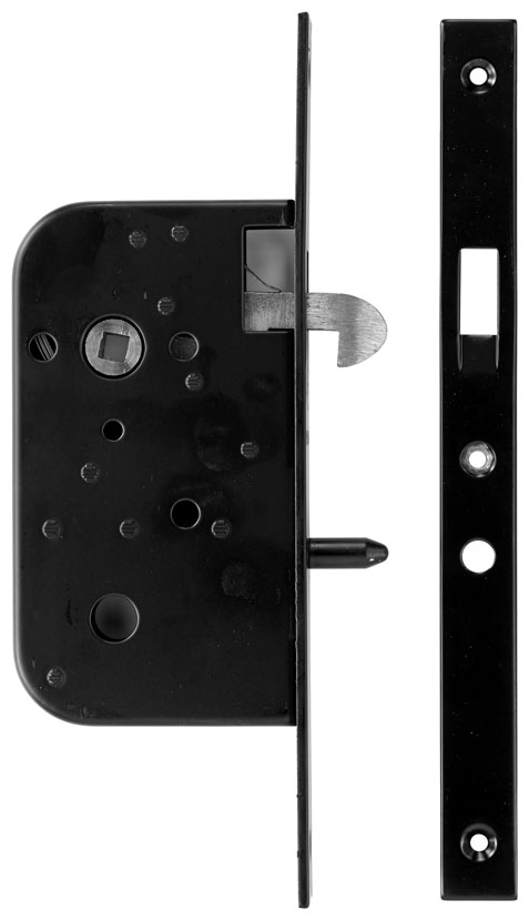 Bouvet 71-50-007 Clutch Mortise Lock Backset:50mm L:135mm Black
