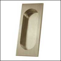 Deltana FP4134 Flush Pull, Large 4 inch x 1 3/4 inch x7/16 inch