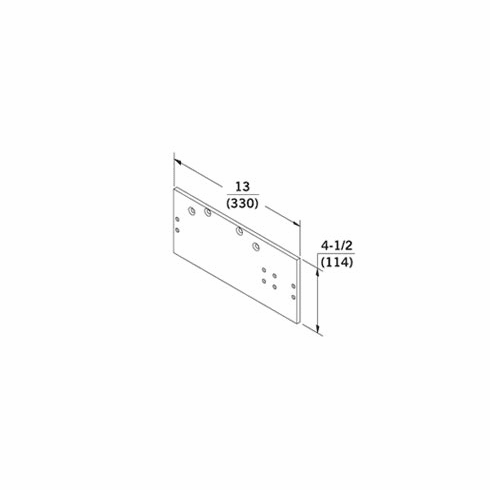DORMA Dp86Fc Drop Plate For 8600 Series Closer|HomeDecorhardware.com
