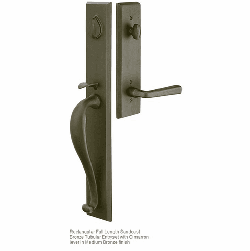 Emtek 451613 452613 450613 Rectangular Full Length Tubular Entryset/Ha