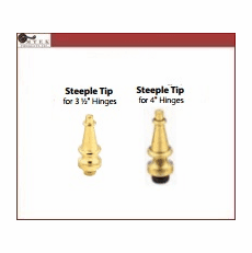 Door Hinges - Solid Brass or Steel Plated