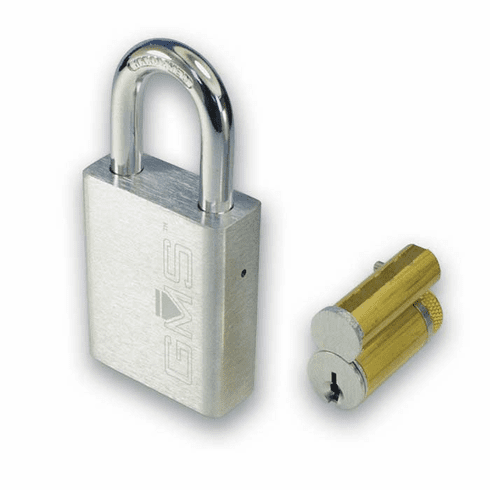 GMS LFIC Padlock-Brass-1-3/4 W X 1 Shkl|HomeDecorhardware.com