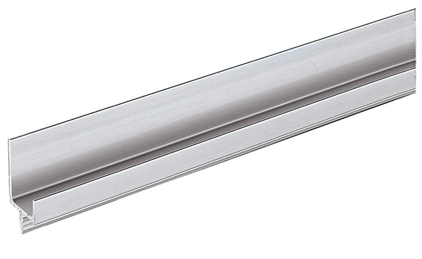 Hafele Continuous Handle, Aluminum, length 2,500 mm Satin aluminum ...
