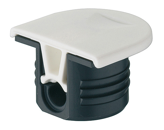 Hafele Rafix, with sliding cover cap, plastic, white, 19mm ...