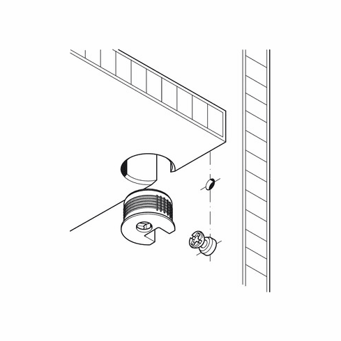 Hafele Connector Housing, Rafix 20 Flush System Without Ridge, Plastic ...