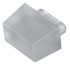 Glass Retainer Clip Insert, .310, plastic, clear, Hafele 291.03.455