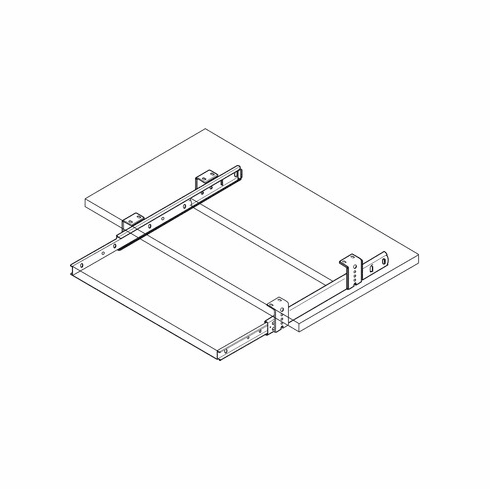 Accuride 2109 Keyboard/Pencil Drawer Top Mounted Slide, 3/4" Extension ...