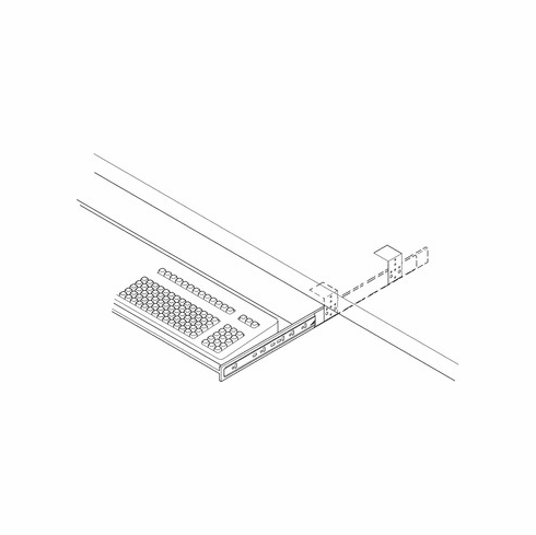 Accuride 2109 Keyboard/Pencil Drawer Top Mounted Slide, 3/4" Extension ...