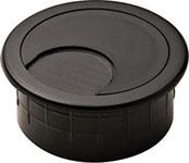 Hafele Plastic Cable Grommet, Two-Piece, Round, 47 mm Black ...