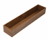 Hafele Fineline Pantry Box 4" wide, walnut | HomeDecorHardware.com