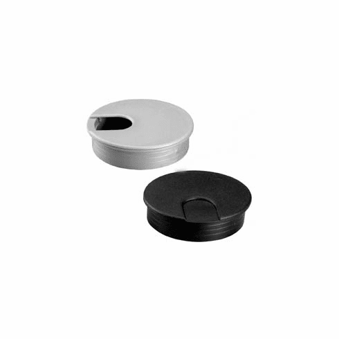 Hafele Plastic Cable Grommet, Two-Piece, Round, 90 degree Rotating Top ...