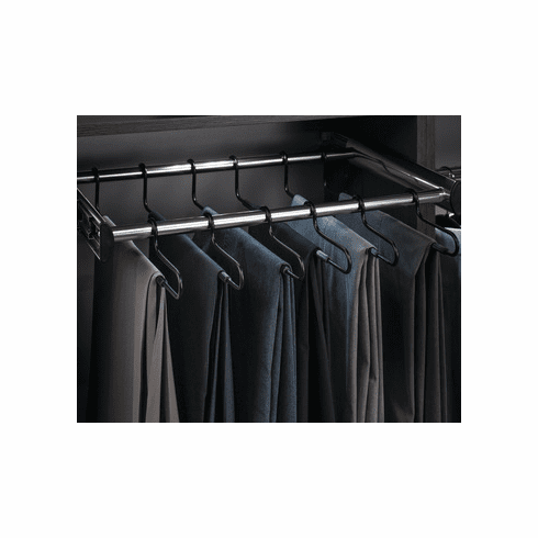 Hafele 18 Hanger Pants Rack Pull-out, Synergy Collection, 24" With full ...