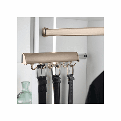 Hafele Belt Rack, Synergy Elite Collection, 6 Hook, 13 7/8" With full ...